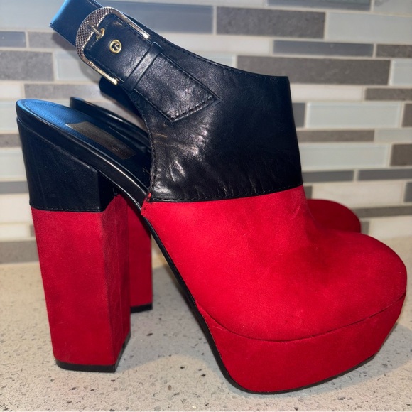 Dolce Vita | Shoes | New Dolce Vita Joanna Slingback Platform Clog Red ...